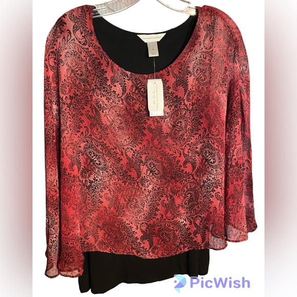 Christopher & Banks | Tops | Nwt Christopher Banks Black Tank With ...